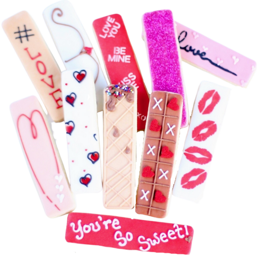 18 Ct. Valentine’s Day Cookie Stick Boxed Gift Set – Sweet Sanctions